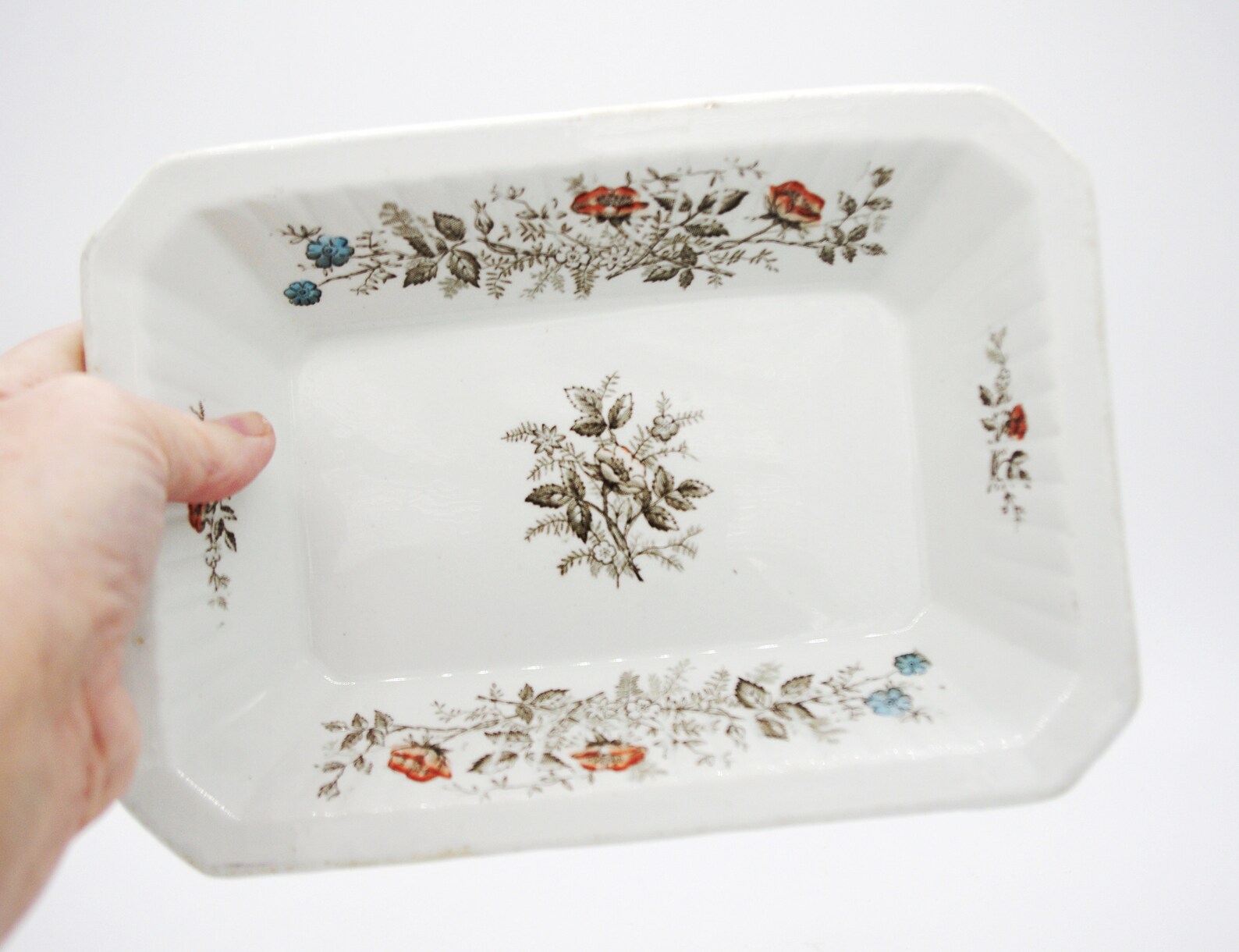 Antique Ironstone Square Serving Dish: Wedgwood & Co | Etsy