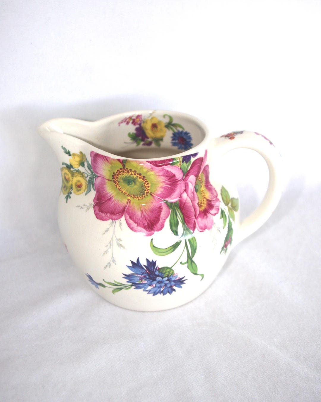 Vintage Small Pitcher: "staffordshire Fine Earthenware, England ...