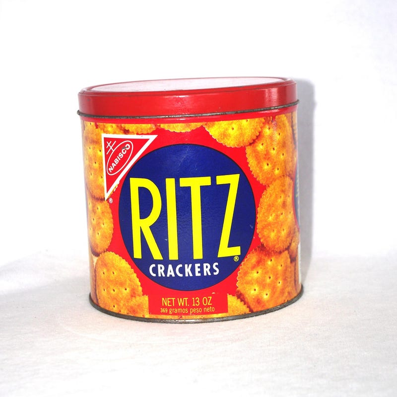 Ritz Cracker Tin - Etsy