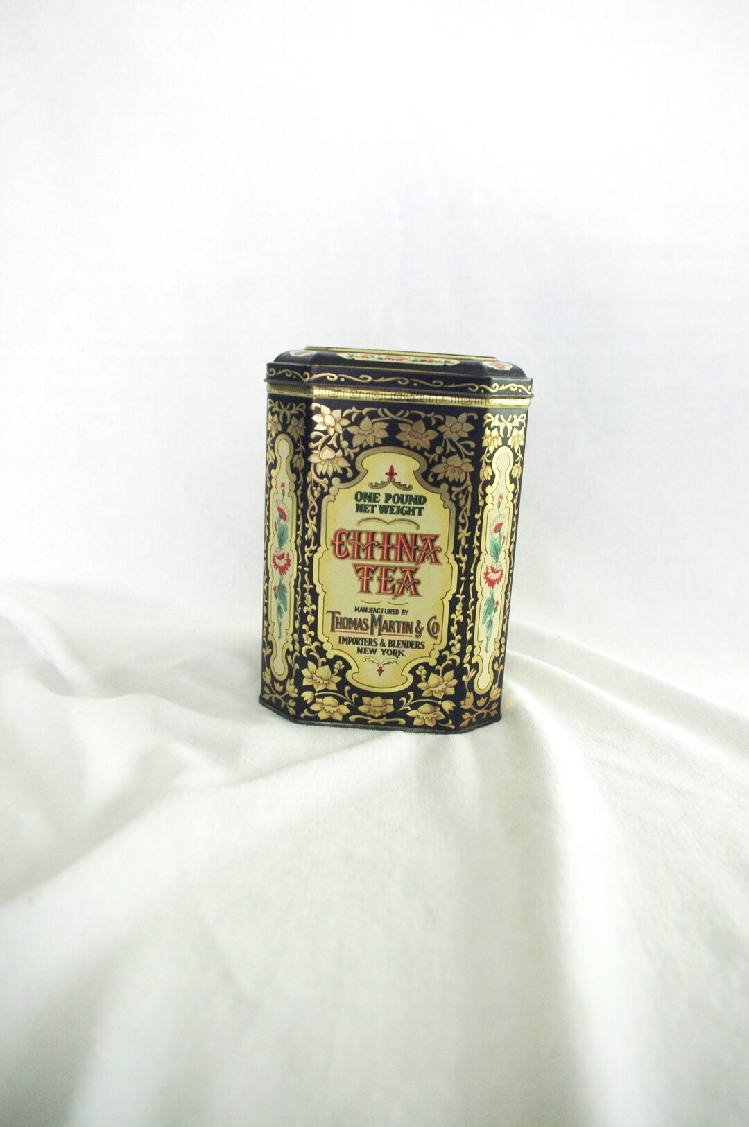 Vintage Tea Tin Canister: "china Tea / Thomas Martin & Co." Daher ...