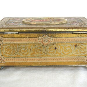 Vintage Candy Tin / Box: Rare 1920s Art Nouveau "artstyle Chocolates ...