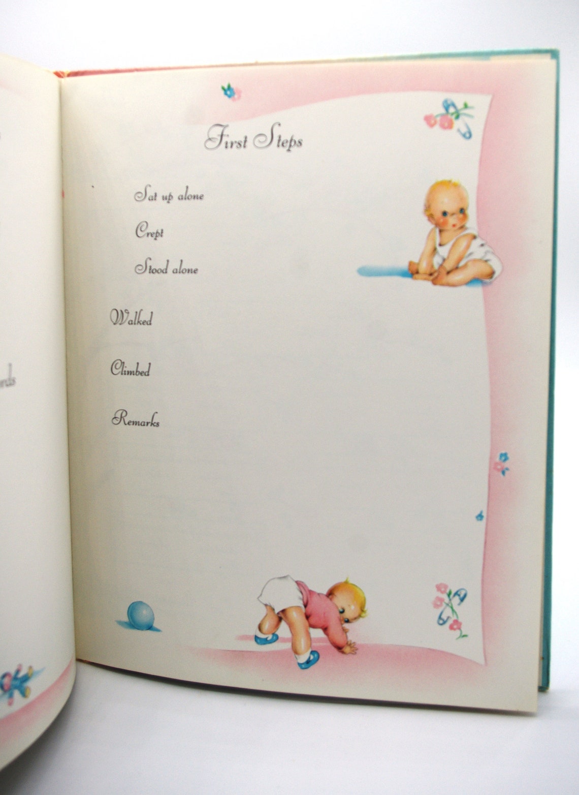 Vintage Baby Book 1940-1941 