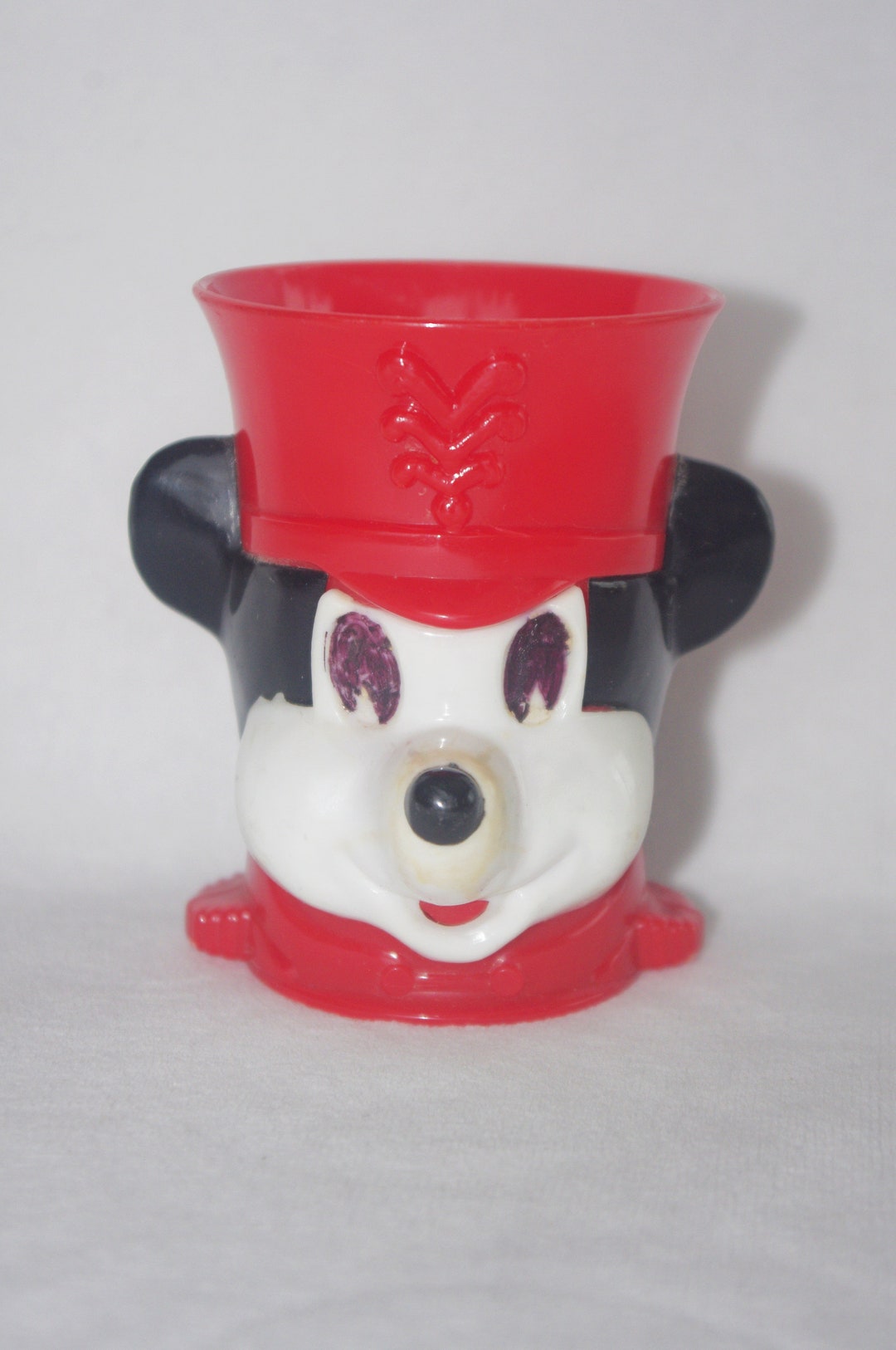 Vintage Mickey Mouse Cup: Band Leader, Hard Plastic, Walt Disney ...