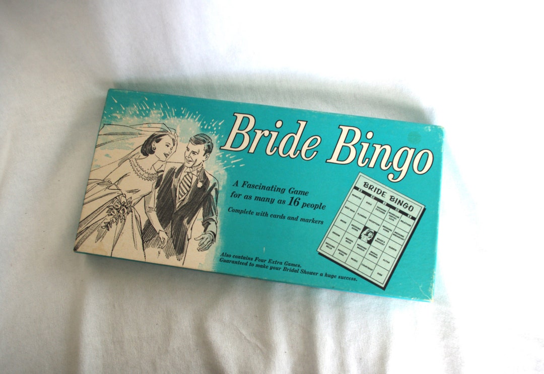 Vintage Bingo Game: "bride Bingo" 1970s, Leister Game Co, Inc. - Etsy
