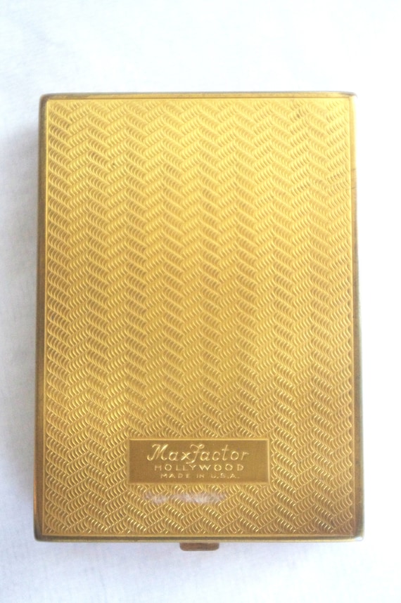 Vintage Powder / Rouge Combination Compact: "Max Fact… - Gem