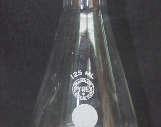 Vintage Pyrex 125 Ml Erlenmeyer Glass Flask Beaker - Etsy