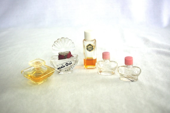 Vintage Miniature Perfume Bottle Collection: 5 Bottle… - Gem