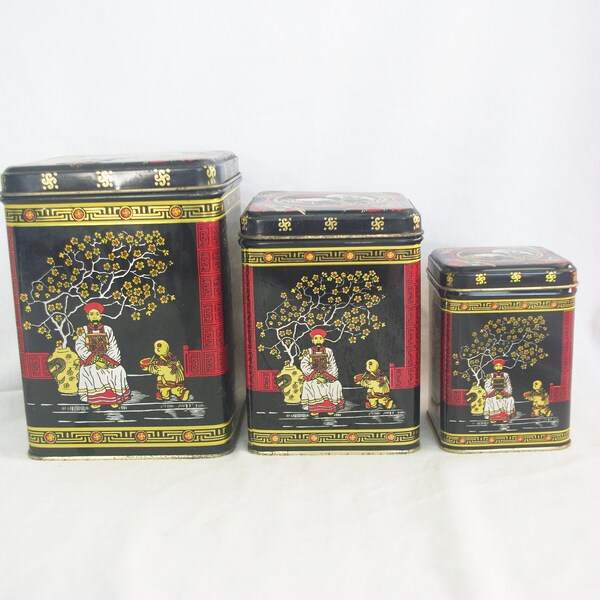 Asian Canister - Etsy