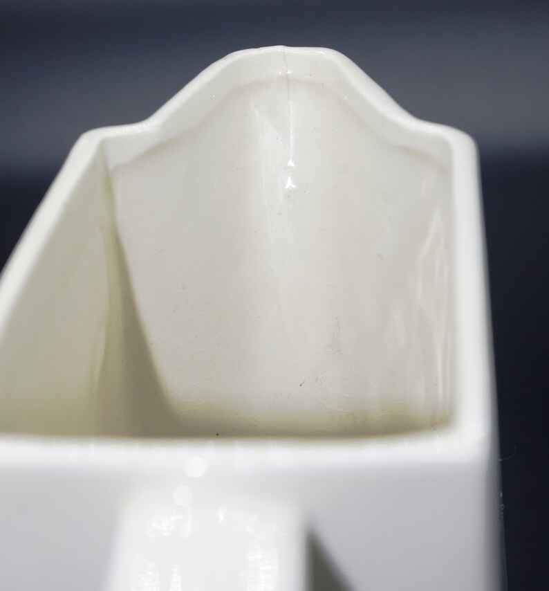 Vintage Ceramic Pitcher / Large Creamer Blue & White Flow Blue - Etsy