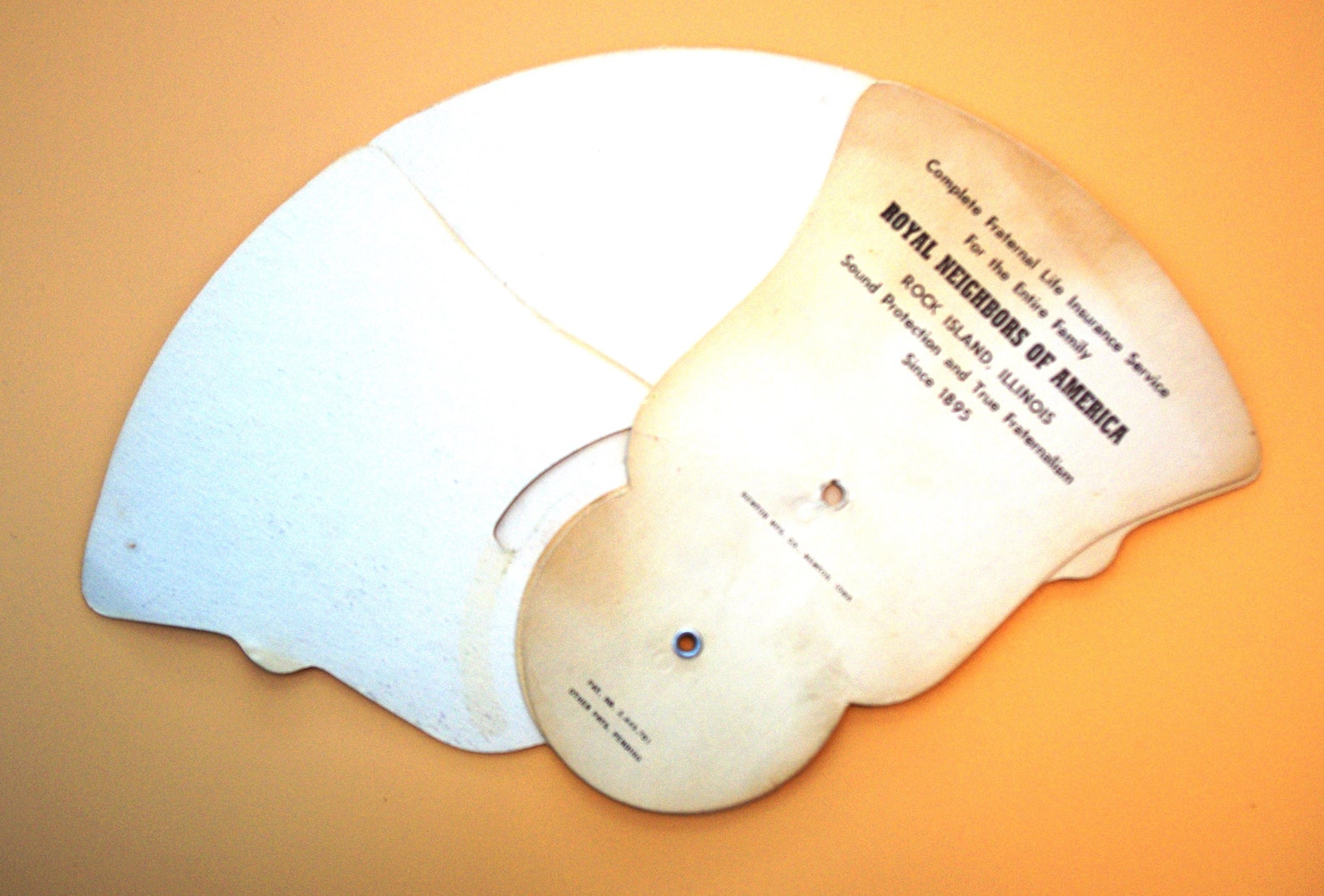 Vintage Cardboard Folding Advertising Fan: Spring Flowers / - Etsy