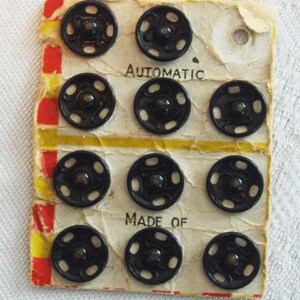 Vintage Sewing Notions: 1930s Snaps - Starsnap Eversnap Liberty Great ...