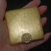 Vintage Powder Compact: Avon Gold "imperial Jewel" Brushed Gold ...
