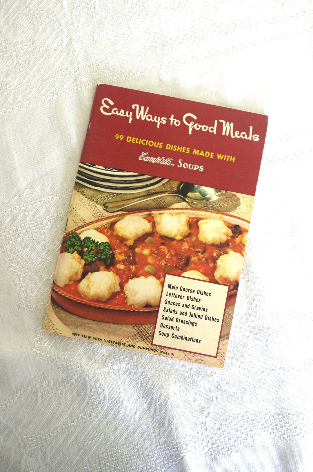 Vintage Advertising Cookbook / Booklet: 1950s "easy Ways to Good Meals ...
