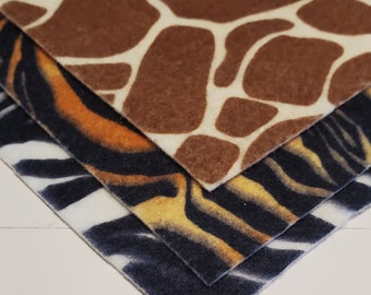 Felt Animal Print - Etsy