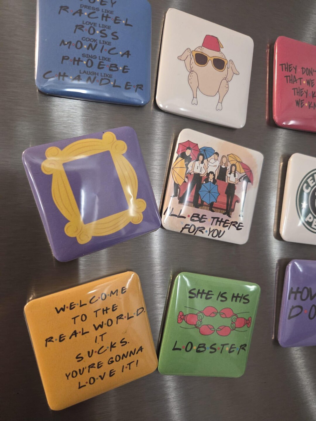 Fridge Magnet Assorted FRIENDS Refrigerator Magnet Set Retro Magnets ...
