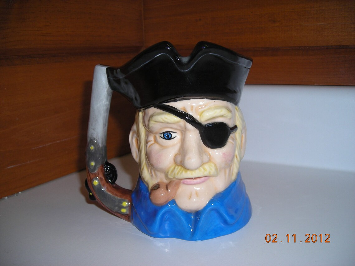 A Pirate Toby Jug - Etsy