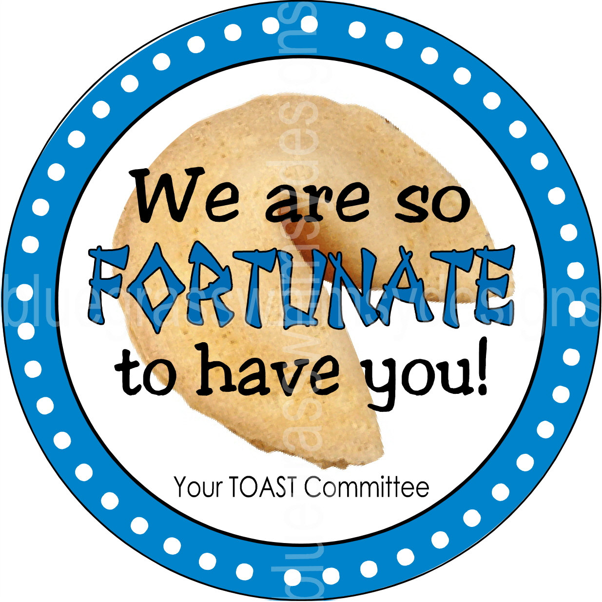 We Are Fortunate to Have You Thank You Gift Tag/label for | Etsy