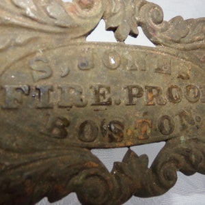 Vintage Cast Iron Name Plate / Antique Wood Stove Name Plate / - Etsy