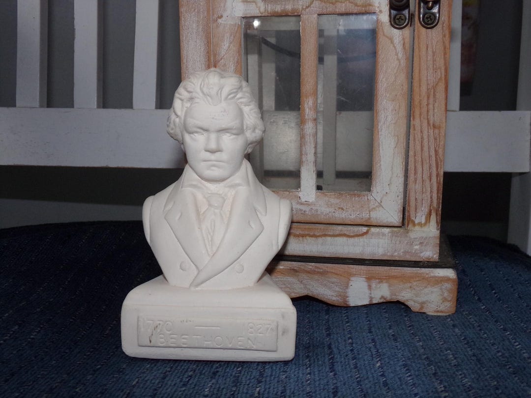 Bust of Beethoven / Musician Bust / Rare Bust of Beethoven / Music Bust ...