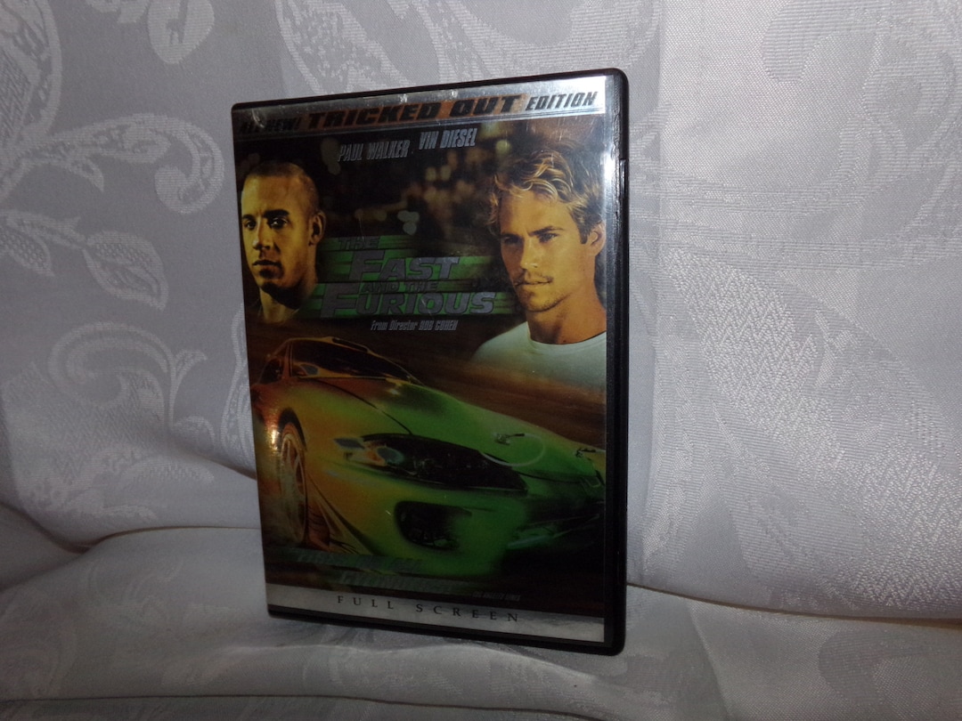 Vintage Movie Rare the Fast and the Furious / Vin Diesel and Paul ...