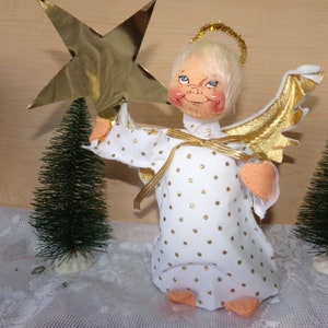 Vintage Annalee Doll Tree Topper / 1976 Tree Top Angel / Retro ...