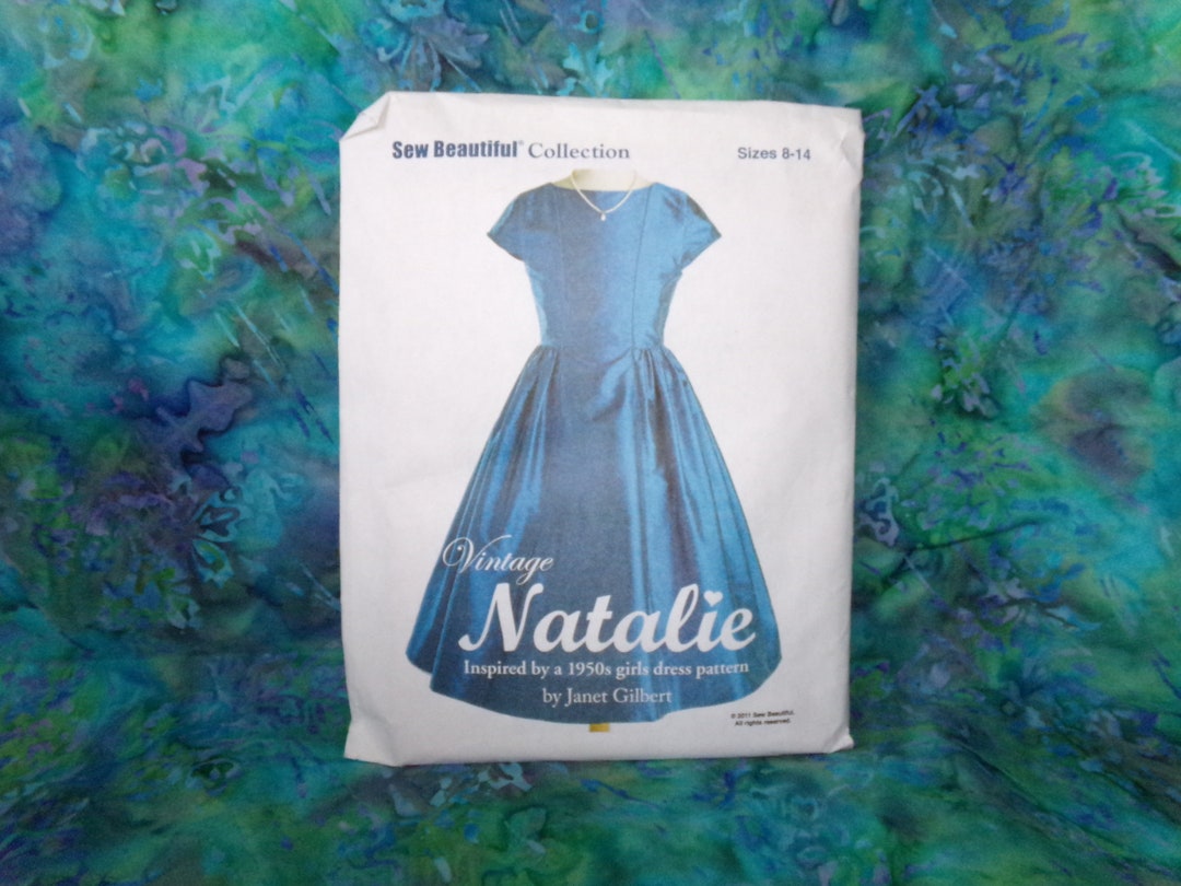 Vintage 1950s Style Dress Pattern / Vintage Sew Beautiful Pattern ...