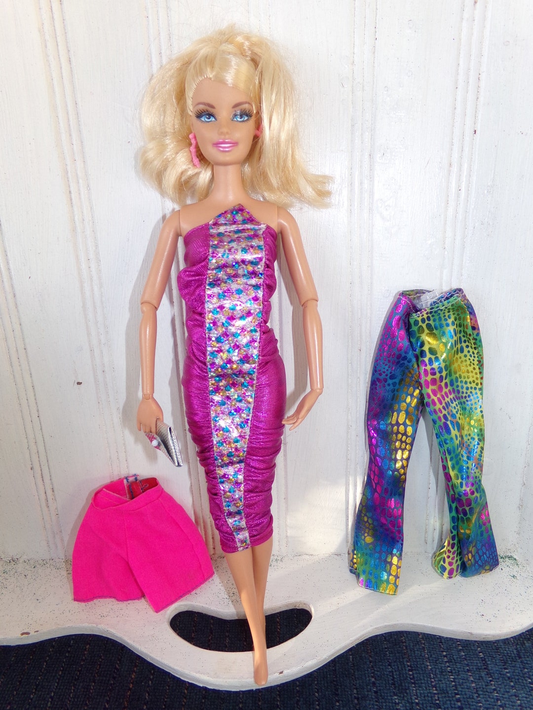 Barbie Doll Cloths . Set of 4 Barbie Items . Vintage Barbie Strapless ...