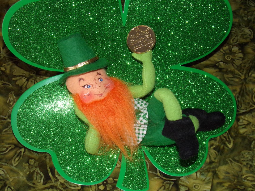Lucky Leprechaun / St.patricks Day Leprechaun / Annalee Leprechaun Elf ...