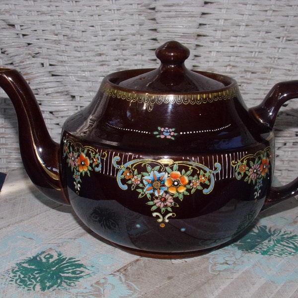 Hand Painted Tea Pot - Etsy