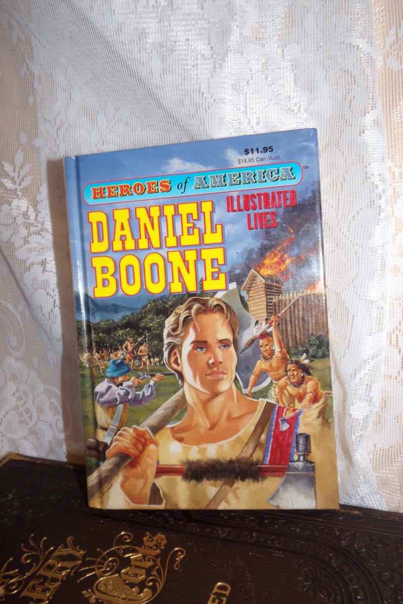 Vintage Children's Book / Daniel Boone Book / Heroes of America Book - Etsy