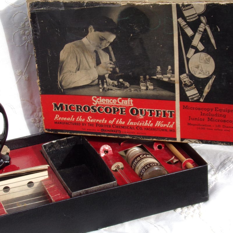 Toy Microscope - Etsy