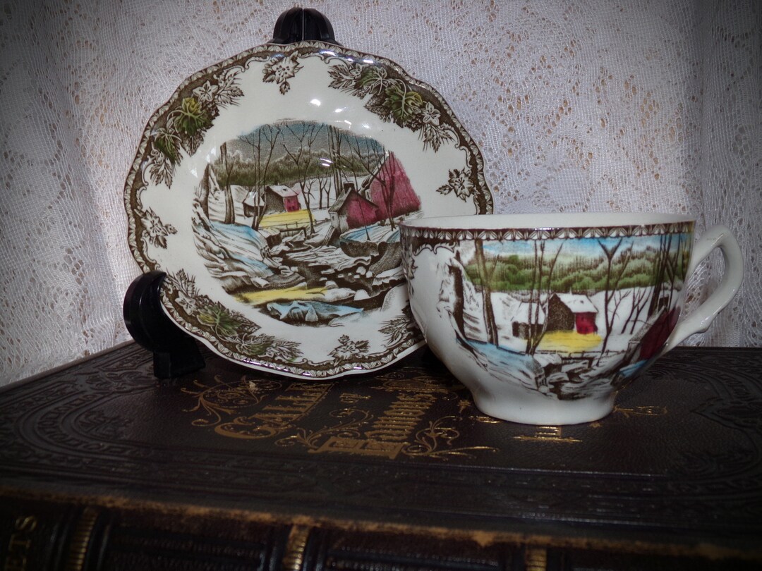 Vintage Tea Cup / the Ice House Tea Cup / Retro Tea Cup / Farm House ...