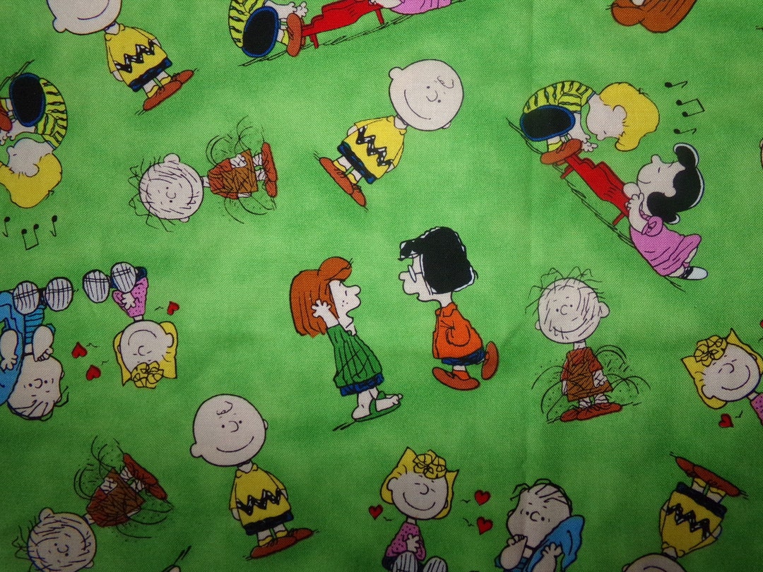 Peanuts Fabric / Peanuts World Wide / Scraps From My Stash / Childrens ...