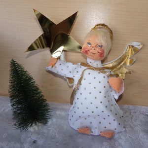 Vintage Annalee Doll Tree Topper / 1976 Tree Top Angel / Retro ...