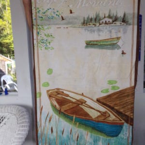 Vintage Fabric / Lakeside Panel / Enjoy the Moment Fabric Panel / Row ...