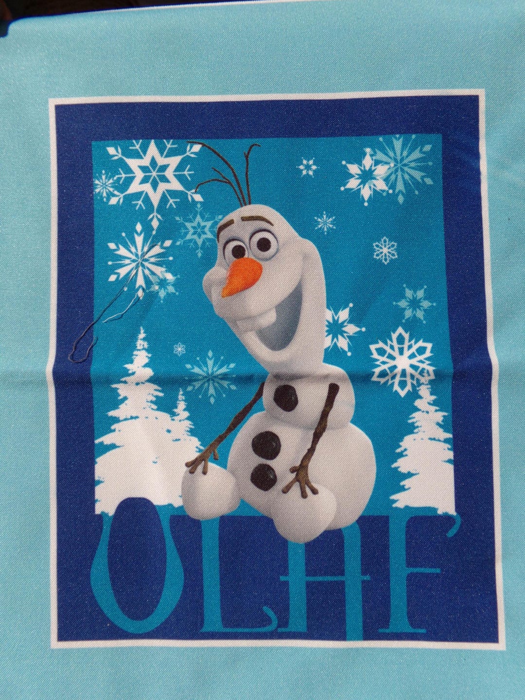 Disney Olaf Fabric Panel / Small Olaf Fabric Panel / Out of Print ...