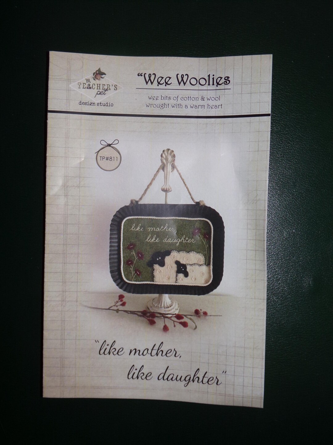 Wee Woolies Folk Art Patterns / Wool Applique Patterns / Sheep Wool ...