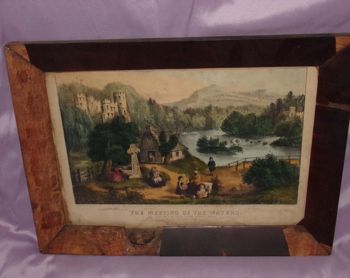 Antique Currier & Ives Lithograph Print / Prints of Old Ireland / Farm ...