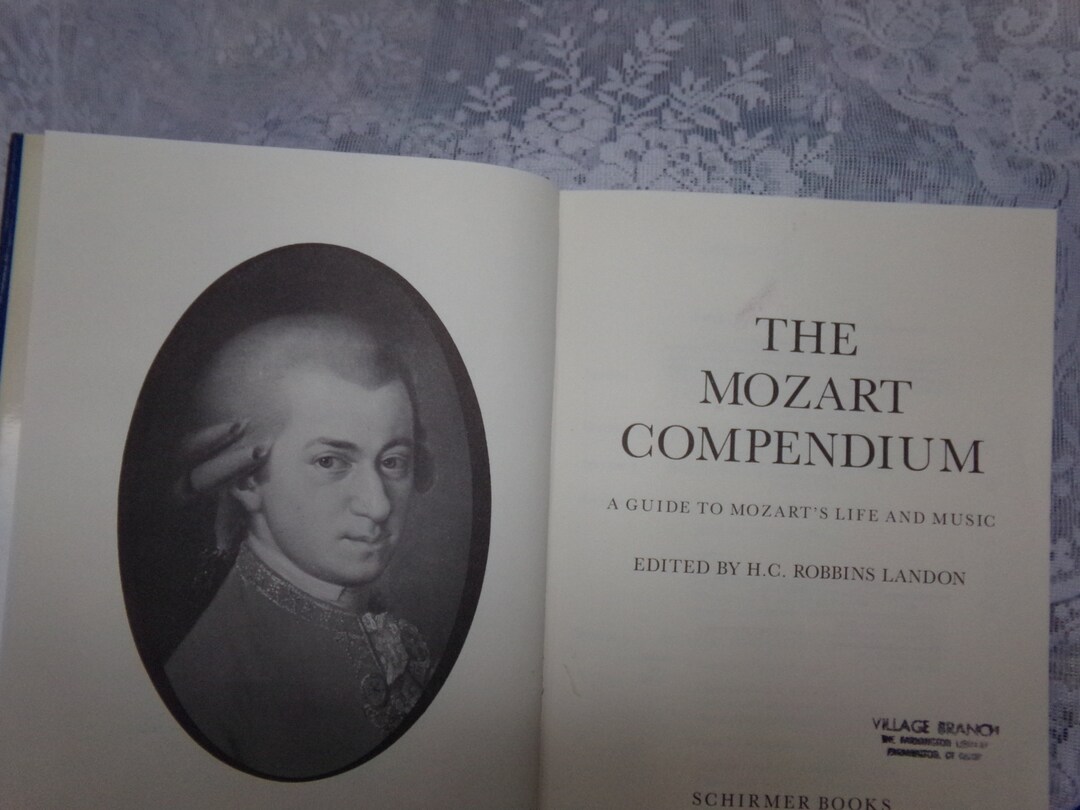 Mozart Compendium Book / Robbins Landon Book of Mozart / Guide to ...
