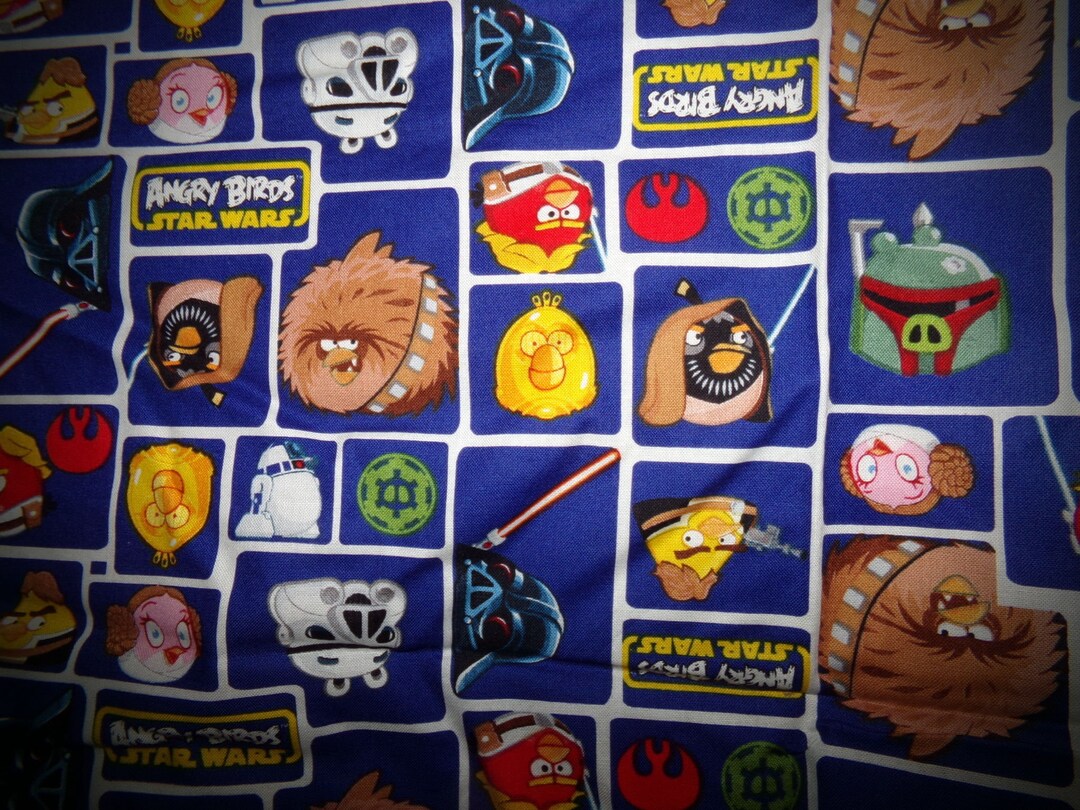 Fabric / End of Bolt / Angry Birds Fabric / Star Wars Angry Birds ...