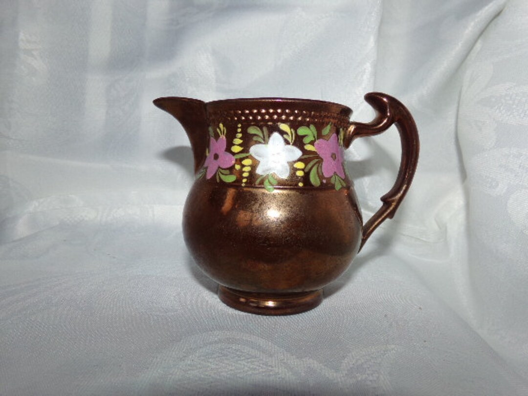 1950s New York State Fair Souvenir / Copper Luster Creamer / New York ...
