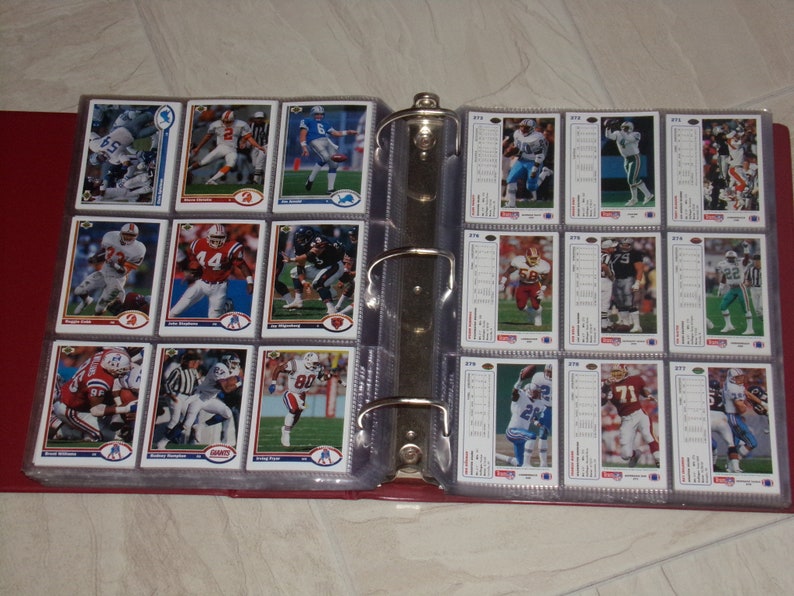 Vintage Football Complete Collection Trading Cards / 1991 - Etsy