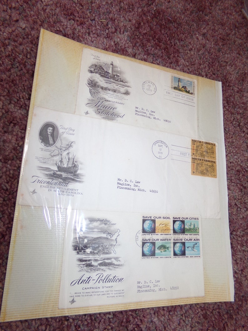 Vintage First Day Issue Stamp / Collectible Issue Stamps / - Etsy