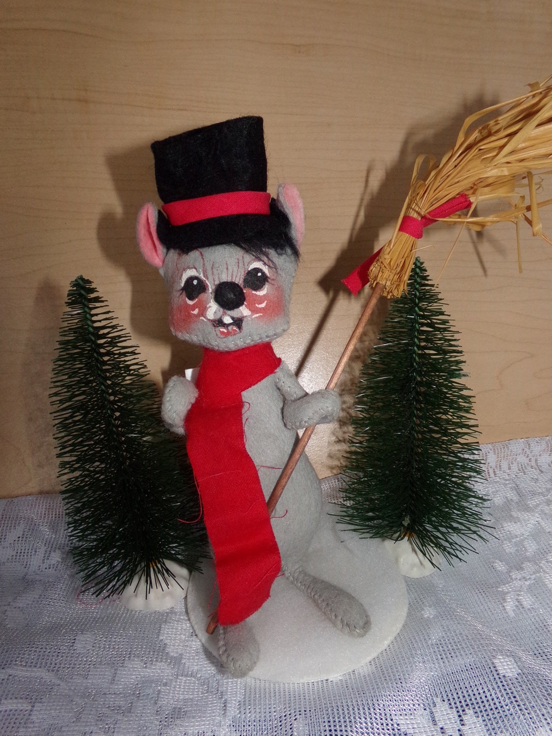 Rare Annalee Chimney Sweep Mouse / 1965 Annalee Christmas Decor / - Etsy