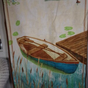 Vintage Fabric / Lakeside Panel / Enjoy the Moment Fabric Panel / Row ...