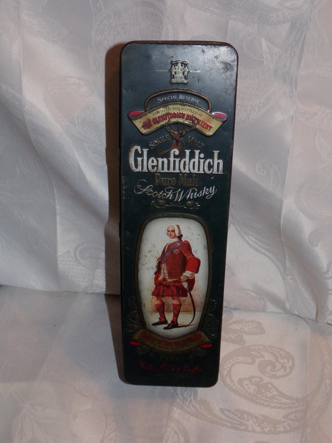 Old Tins / Glenfiddich Whiskey Tin / Scotch and Whiskey Tin Box / Irish ...
