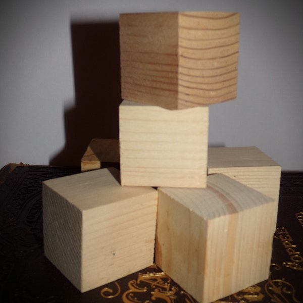Solid Wood Blocks - Etsy