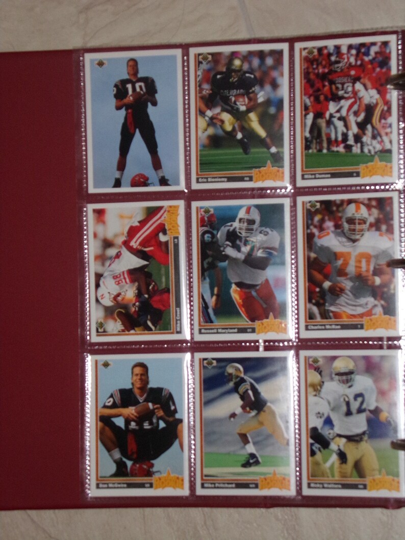 Vintage Football Complete Collection Trading Cards / 1991 - Etsy