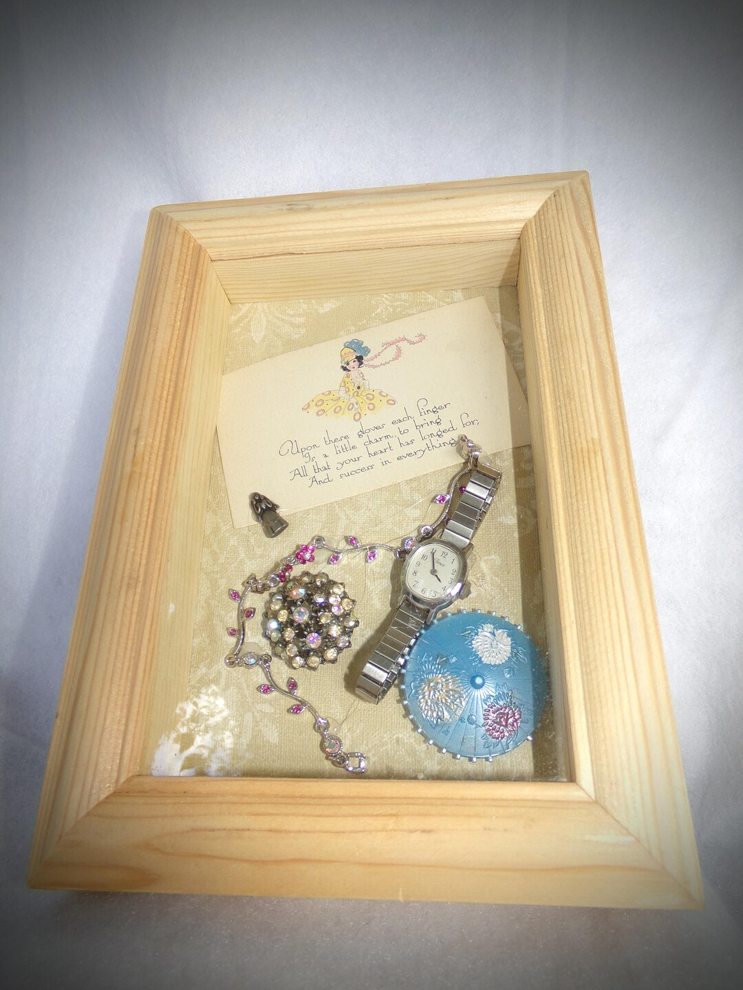 Memories of Old / Old Shadow Box /moms Old Things / Memory Box / Rustic ...