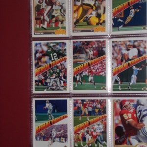 Vintage Football Complete Collection Trading Cards / 1991 Upper Deck ...